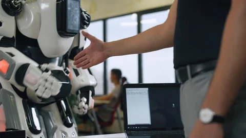 Modern technologies and innovation, man ... | Stock Video | Pond5