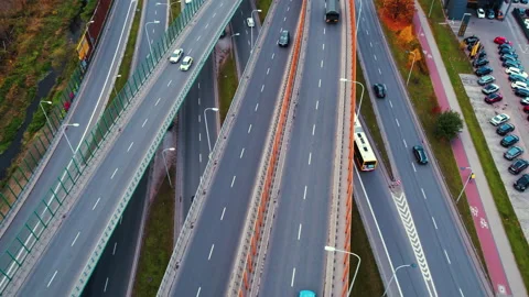 Modern transportation and road structure... | Stock Video | Pond5