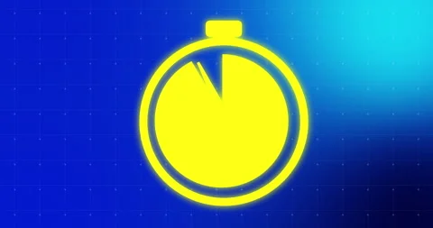 Modern trendy stylish 2D countdown timer... | Stock Video | Pond5