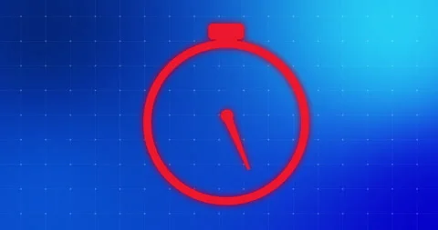 Modern trendy stylish 2D countdown timer... | Stock Video | Pond5