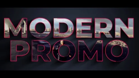 Modern Typography Promo ~ After Effects Project #112354991