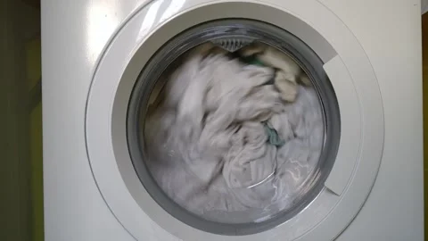 Washing Machine 3D Stock Video Footage | Royalty Free Washing Machine ...