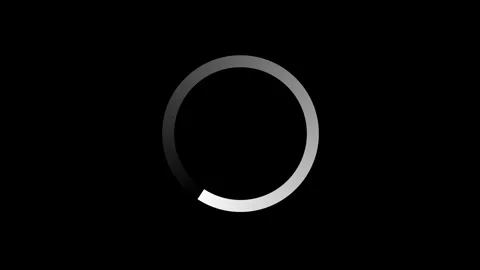 Modern White Loading Circle Animation. | Stock Video | Pond5