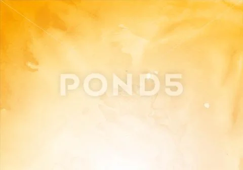 Modern yellow watercolor texture background ~ Clip Art #153315687