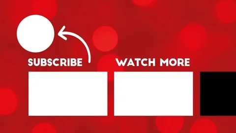 Modern Youtube End Screen video outro ca... | Stock Video | Pond5