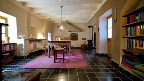 Modernized kitchen interior of villa wit... | Stock Video | Pond5