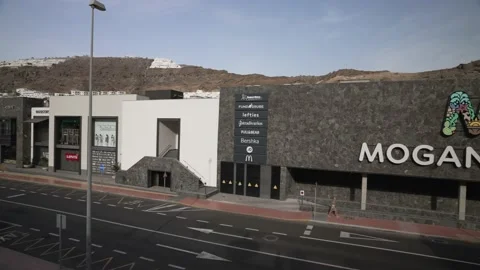 Mogan Mall exterior and sign from elevat... | Stock Video | Pond5