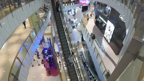 MOKO shopping mall complex Grand New Cen... | Stock Video | Pond5