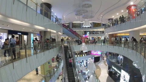 MOKO shopping mall complex Grand New Cen... | Stock Video | Pond5
