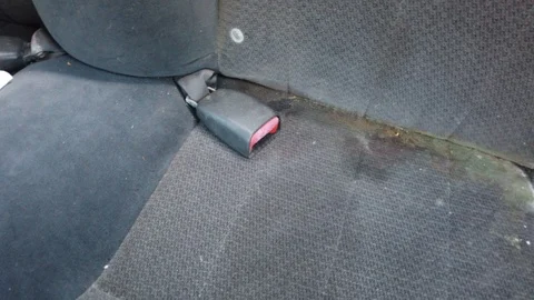 Moldy Back Seat Of Car Fabric Left To Ri... | Stock Video | Pond5