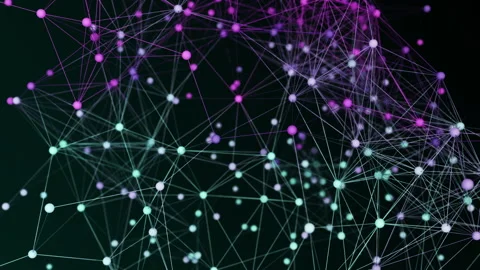 Molecular Structure Plexus Tech Particle... | Stock Video | Pond5