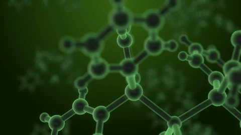 Molecule structure under microscope, flo... | Stock Video | Pond5