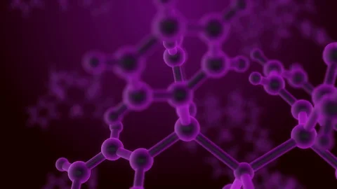 Molecule structure under microscope, flo... | Stock Video | Pond5
