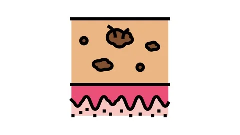 moles skin color icon animation | Stock Video | Pond5
