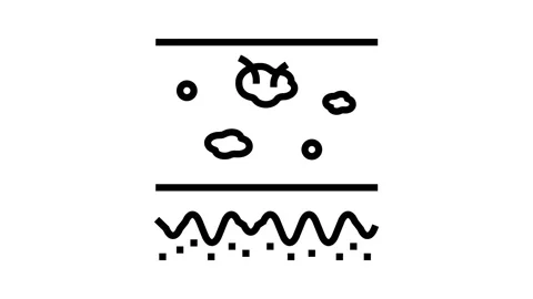 moles skin line icon animation | Stock Video | Pond5