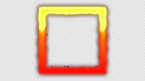 Molten Fire Square Shape VJ Loop Animati... | Stock Video | Pond5