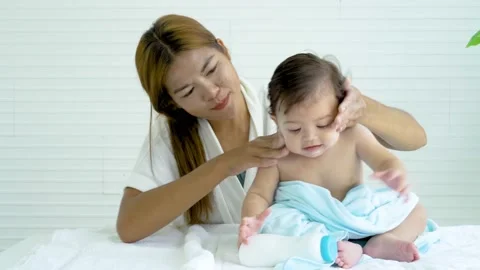 Baby Dusting Stock Videos – Royalty-Free HD & 4K Videos