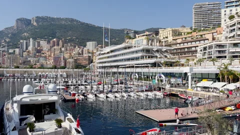 Monaco, Monte-Carlo, 20 October 2023: Ya... | Stock Video | Pond5