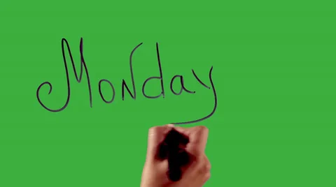 Green Screen Hand Handwriting Stock Video Footage | Royalty Free Green ...