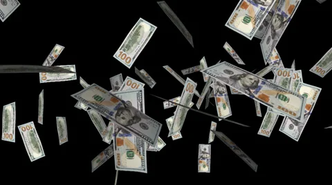 Money Blast - Modern 100 USD - 01 - Alph... | Stock Video | Pond5