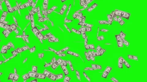 Money Dollar Notes Overlay Animation Gre... | Stock Video | Pond5