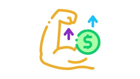 money earned by force Icon Animation | Stock Video | Pond5