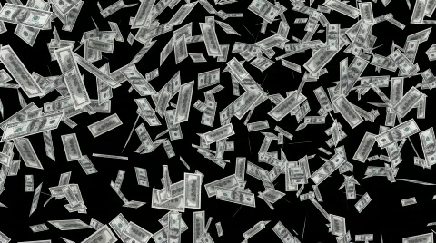 Money rain | Stock Video | Pond5