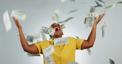 Rain Money Dance Stock Footage ~ Royalty Free Stock Videos | Pond5