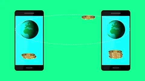 Money Transfer Green Stock Videos – Royalty-Free HD & 4K Videos | Pond5
