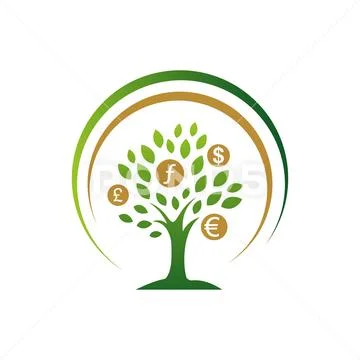 Money tree vector logo design sign simbol vector illustration ~ Clip ...