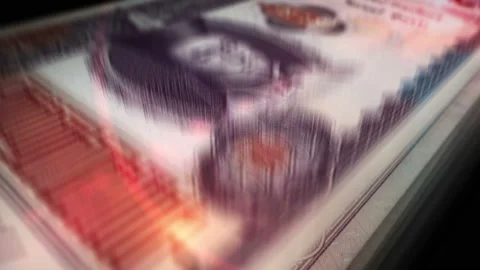 Mongolia Togrog, Tugrik money counting s... | Stock Video | Pond5