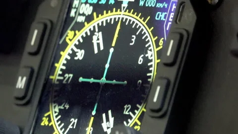Monitor display in modern jet fighter co... | Stock Video | Pond5