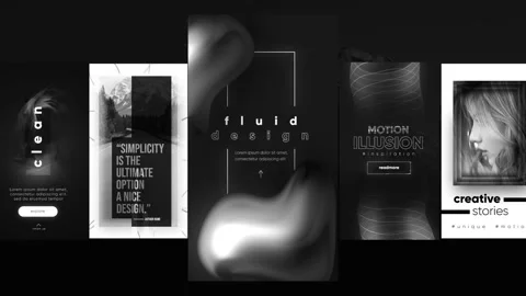 After Effects: Monochrome Instagram Stories #159144232