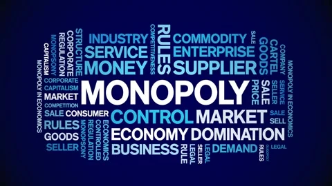 Monopoly animated word cloud,animation t... | Stock Video | Pond5