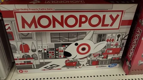 Monopoly Target Board Game | Stock Video | Pond5