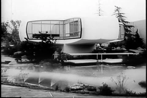 Monsanto House of the Future at Disneyla... | Stock Video | Pond5