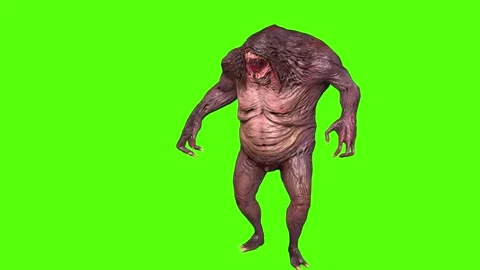 Monster Attack Green Screen Animation an... | Stock Video | Pond5