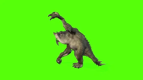monster Attack Green Screen Animation 4k... | Stock Video | Pond5