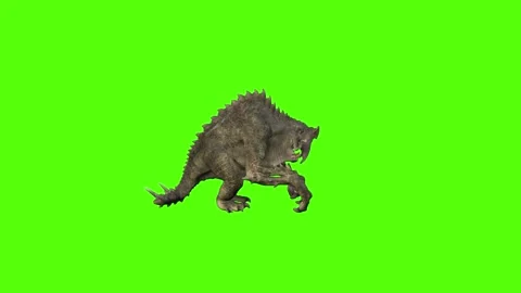 monster Attacked Green Screen Animation ... | Stock Video | Pond5