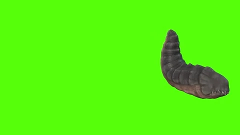 monster Bite Green Screen Animation 4k R... | Stock Video | Pond5