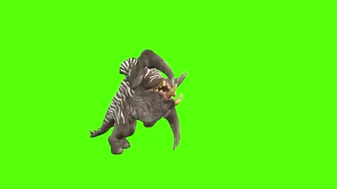 Monster Claws Attack Right Green Screen ... | Stock Video | Pond5