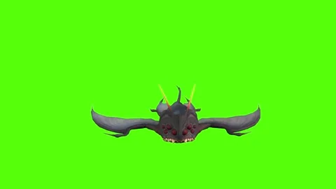 Monster Creature Falling Death Green Scr... | Stock Video | Pond5