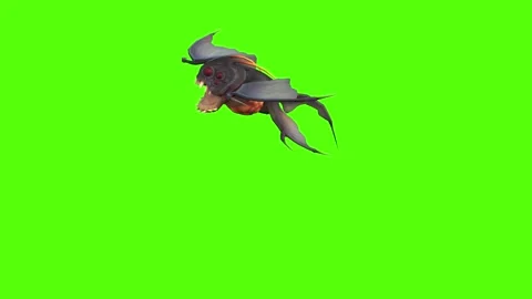 Monster Creature Jump Bite Green Screen ... | Stock Video | Pond5