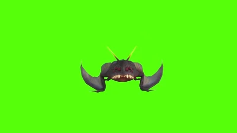 Monster Creature Jump Green Screen Anima... | Stock Video | Pond5