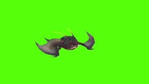 Monster Creature Walking Forward Green S... | Stock Video | Pond5