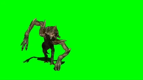 Monster Green Screen Stock Video Footage | Royalty Free Monster Green ...
