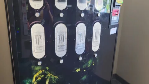 Monster Energy Vending Machine | Stock Video | Pond5