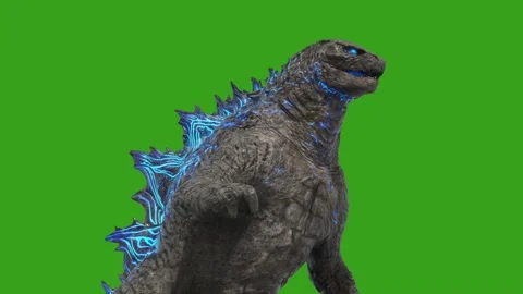 Monster Godzilla Green Screen Walkcycle ... | Stock Video | Pond5