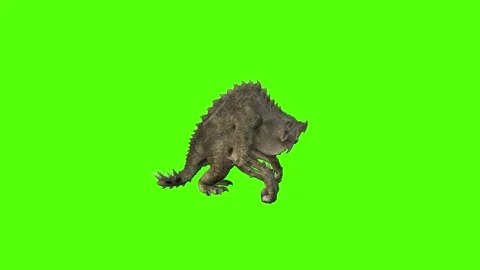monster Idle Green Screen Animation 4k R... | Stock Video | Pond5