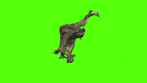 monster left claw attack Green Screen An... | Stock Video | Pond5